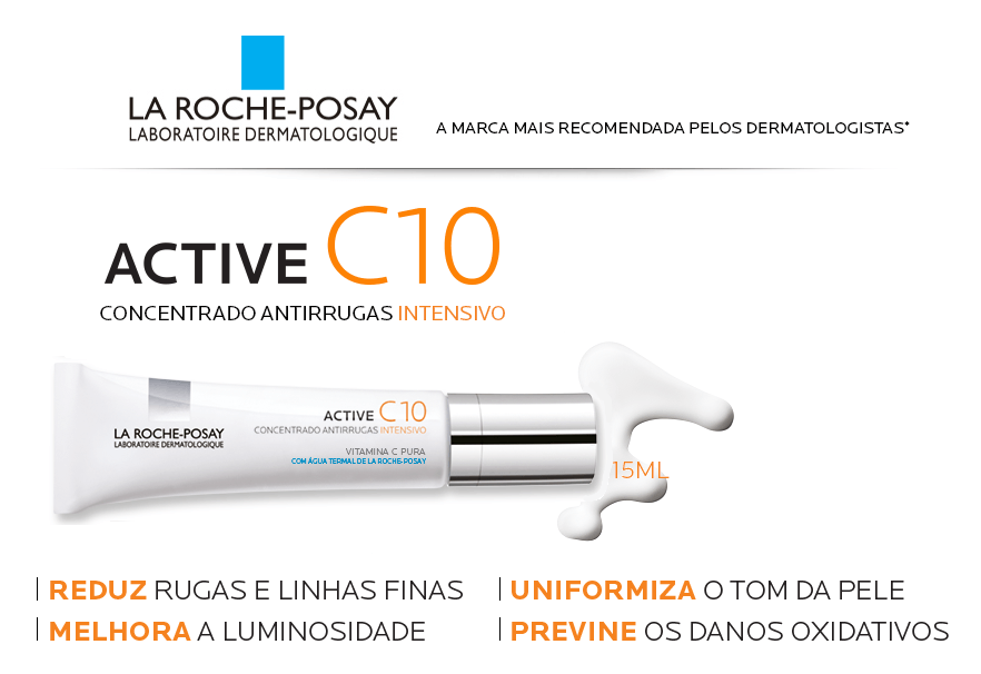 Active C10 La Roche-Posay Rejuvenescedor Facial 15ml - Farmacia Indiana