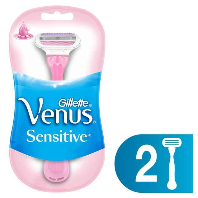 Aparelho De Depilar Gillette Venus Sensitive 2 unidades - Farmacia Indiana