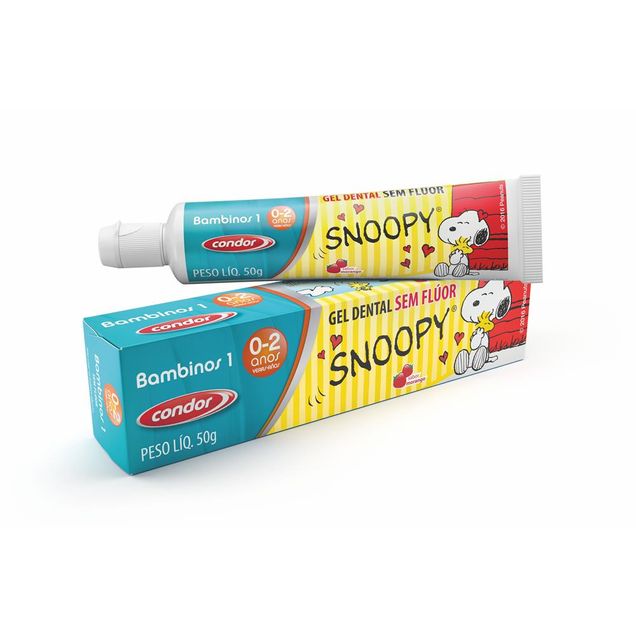Creme Dental Condor Bambinos Snoopy 50g - Farmacia Indiana
