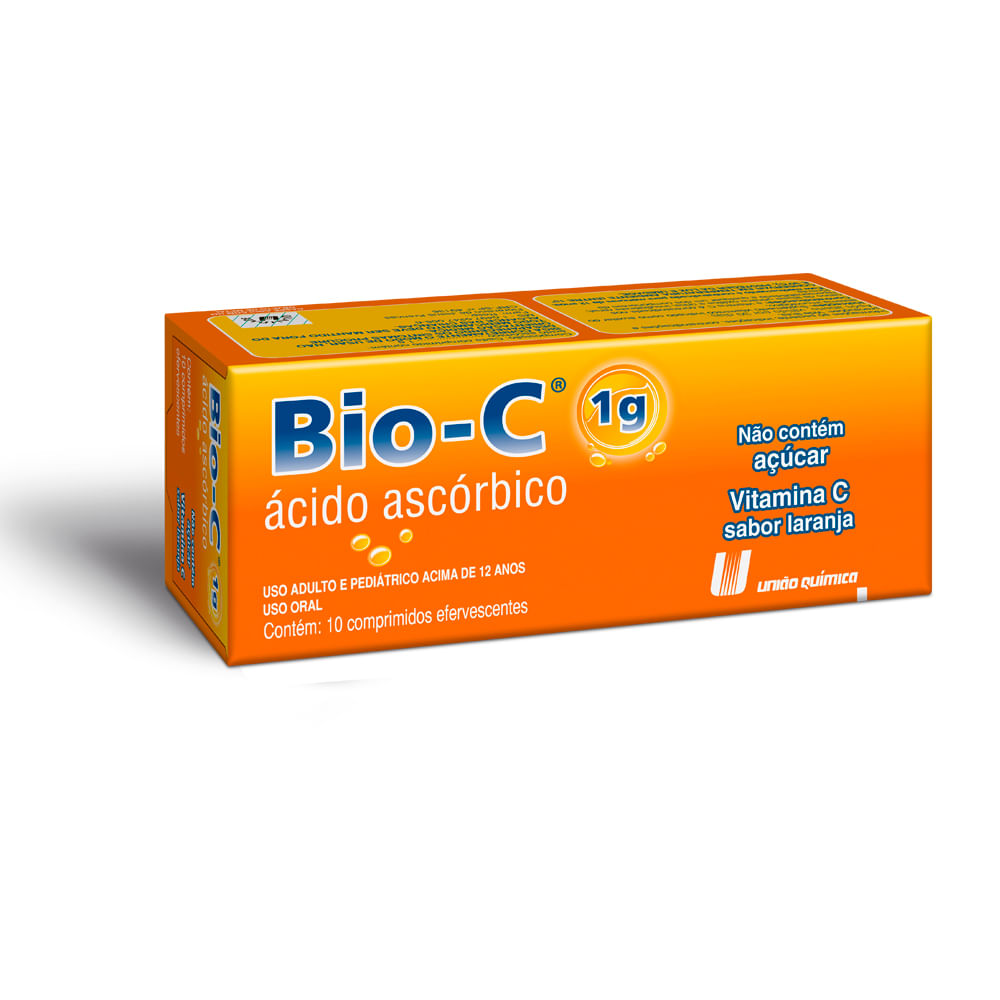 Bio-C 1g 10 Comprimidos - Farmacia Indiana