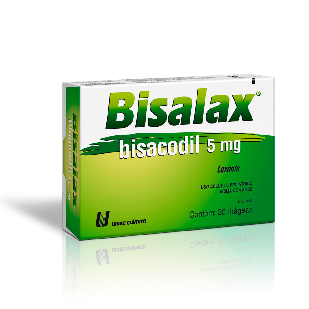 Bisalax 5mg 20 Drágeas - Farmacia Indiana