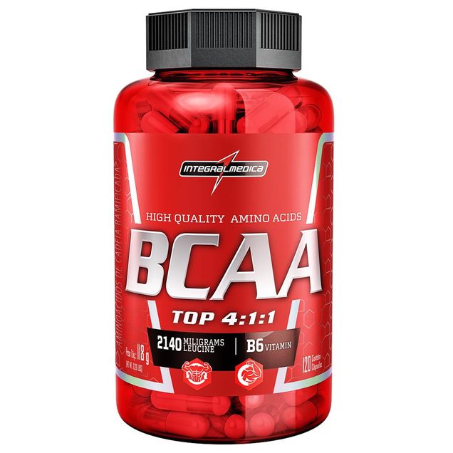 BCAA TOP 4/1/1 120 Cápsulas - Farmácia Indiana - Farmacia Indiana