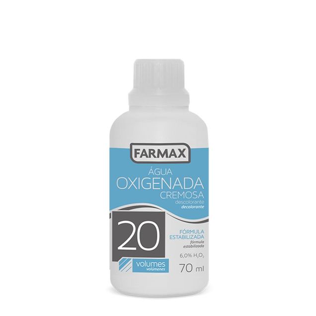 Água Oxigenada Farmax Cremosa 20 Volumes 70ml - Farmacia Indiana