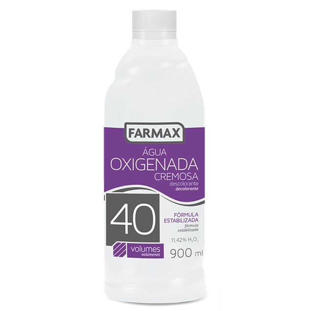 Água Oxigenada Farmax 40 Volumes 900ml - Farmacia Indiana