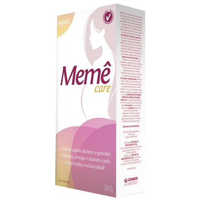 Creme Meme Care 200ml - Farmacia Indiana