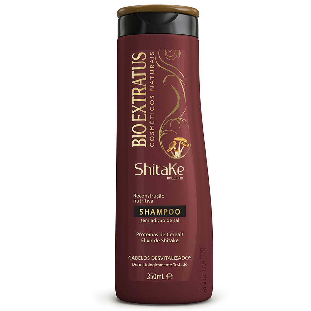 Shampoo Bio Extratus Shitake Plus 350ml - Farmacia Indiana
