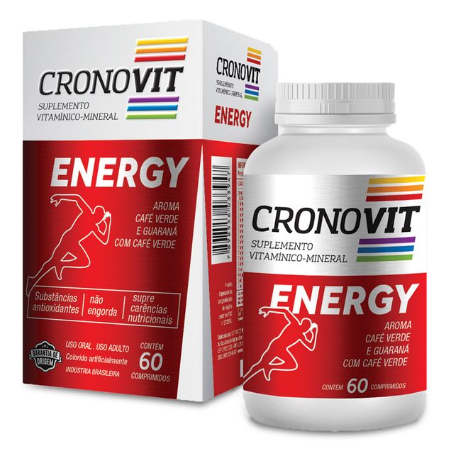 Encontre o Cronovit Energy 60 Comprimidos - Farmacia Indiana