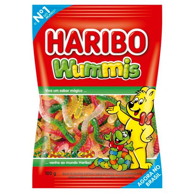 BALA HARIBO 100G GELATINA WUMMIS - Farmacia Indiana