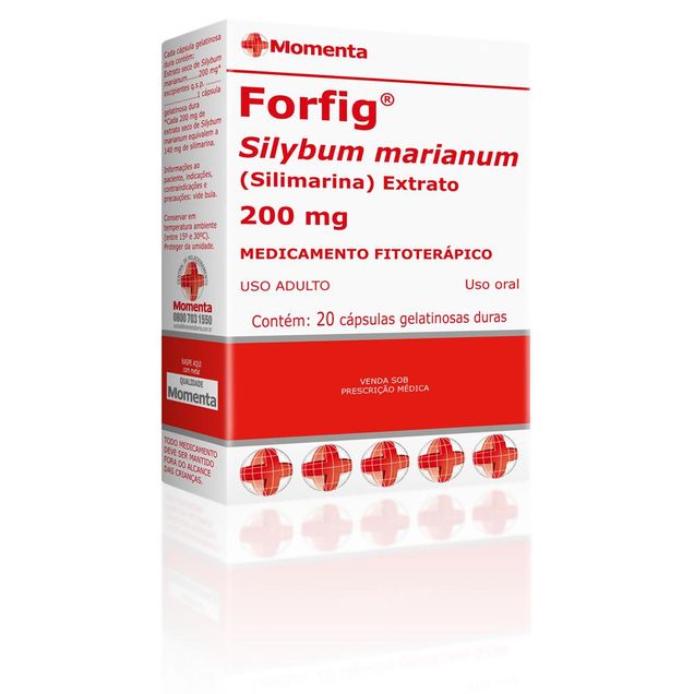Forfig 200mg 20 Cápsulas - Farmacia Indiana