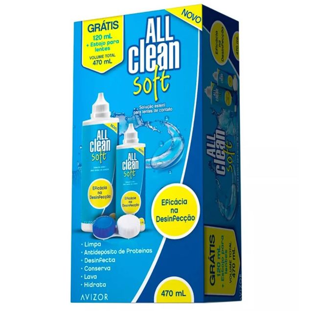 All Clean Soft 350Ml+120Ml Gts - Farmacia Indiana