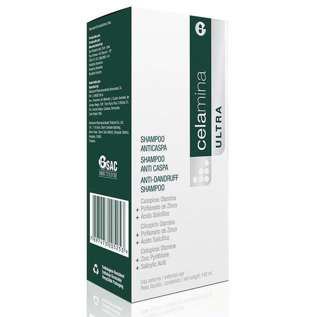 Celamina Ultra Shampoo Sachê 150ml - Farmacia Indiana