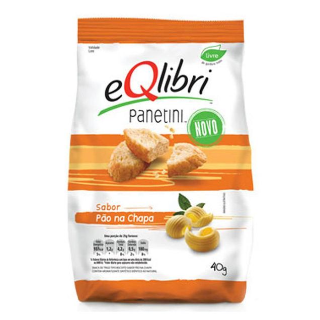 Mini Torradinhas Equilibri Pão na Chapa 40g - Farmacia Indiana
