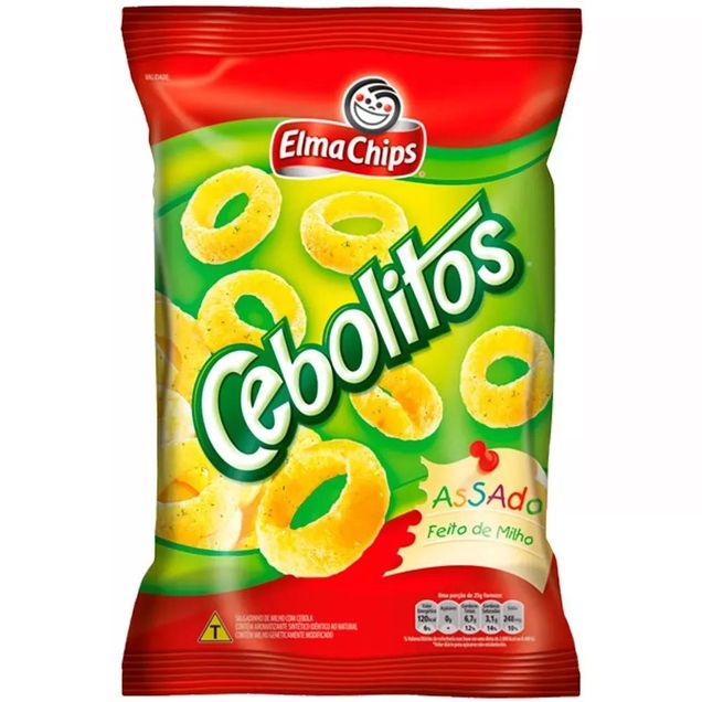SALGADINHO ELMA CHIPS CEBOLITOS 110/120 G. - Farmacia Indiana