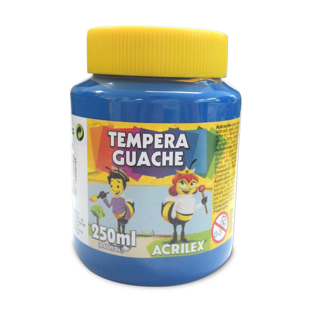 TINTA GUACHE ACRILEX AZUL TURQUESA 250 ML. - Farmacia Indiana