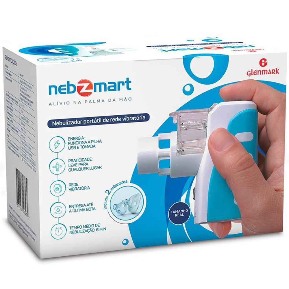 Nebulizador Glenmark Nebzmart Portátil - Farmacia Indiana
