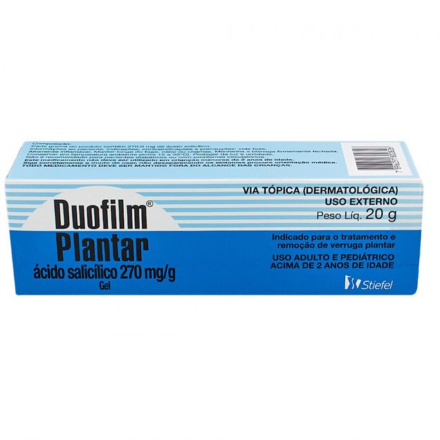 Duofilm Plantar 270Mg Gel 20G | Farmácia Indiana - Farmacia Indiana