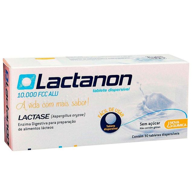 Lactanon 10.000FCC 30 Tabletes - Farmacia Indiana