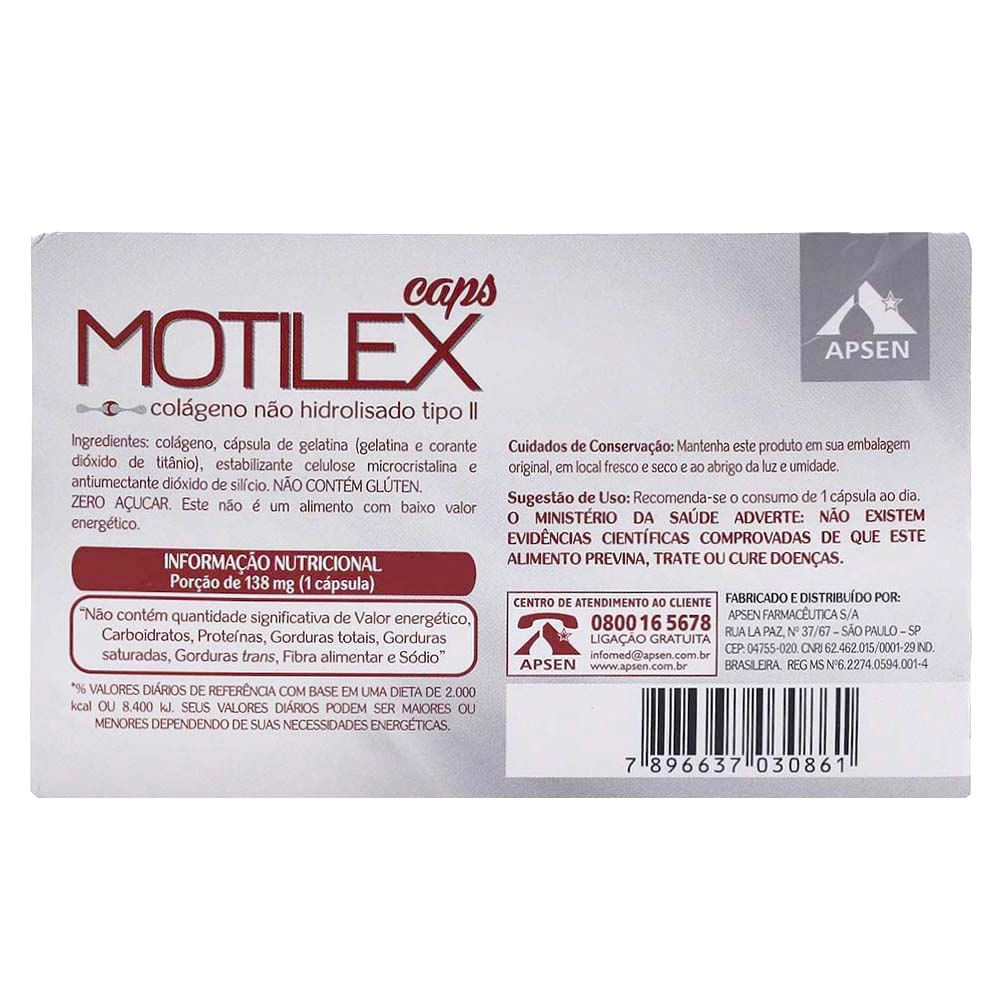 Motilex 60 Cápsulas - Farmacia Indiana