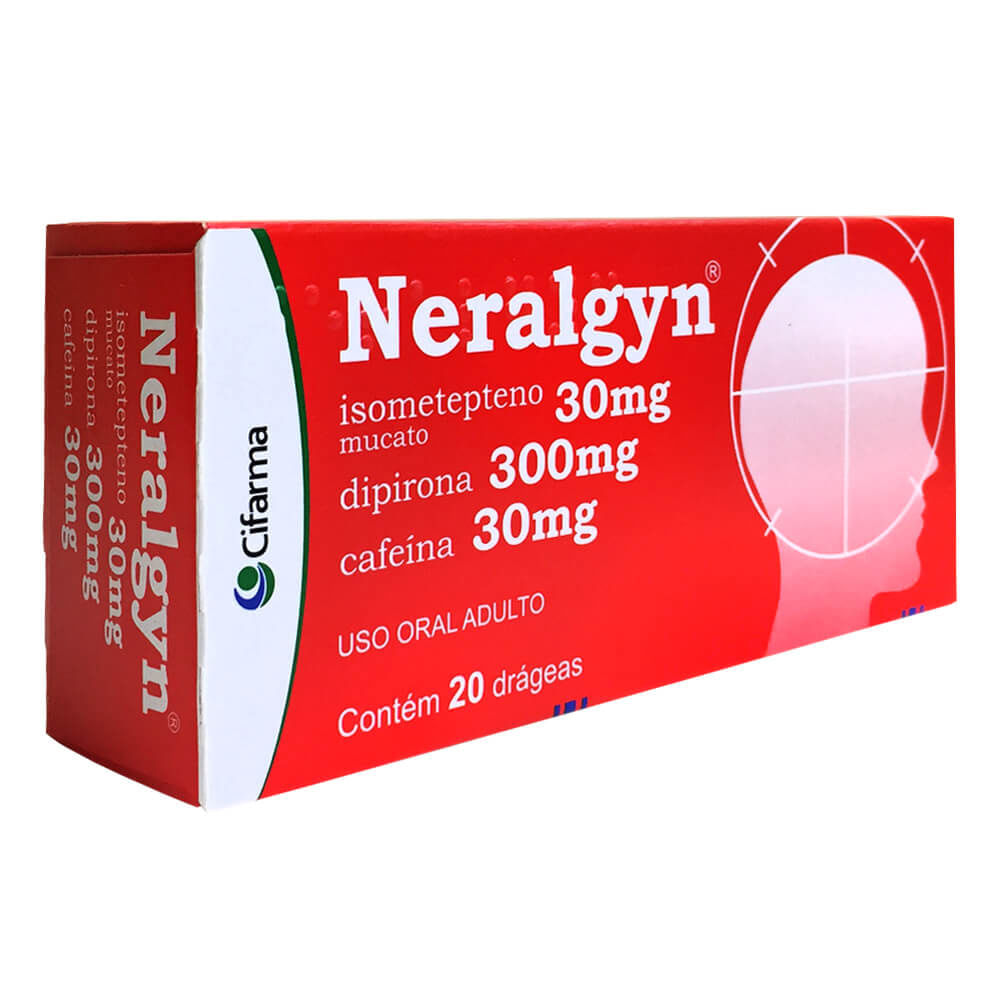 Neralgyn 30 + 300 + 30mg 20 Drágeas - Farmacia Indiana