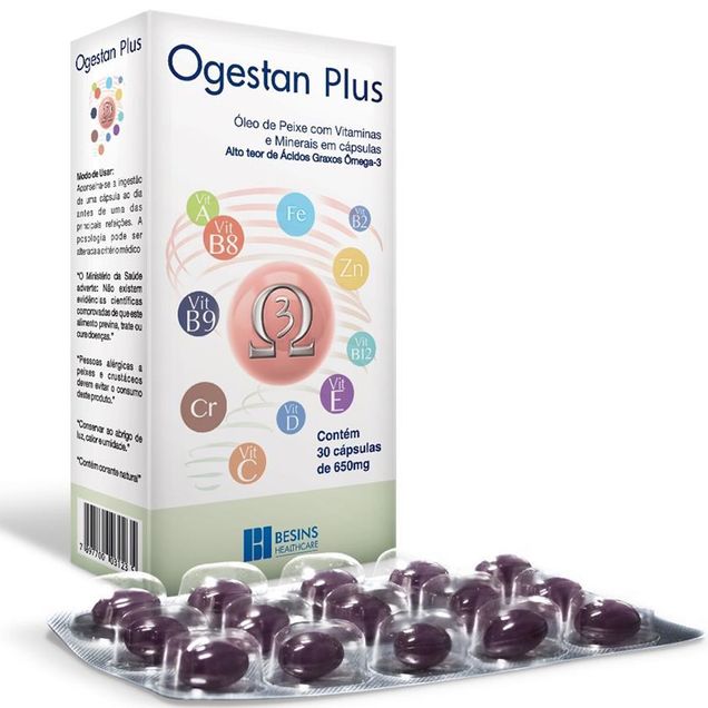 Ogestan Plus 30 Cápsulas - Farmacia Indiana