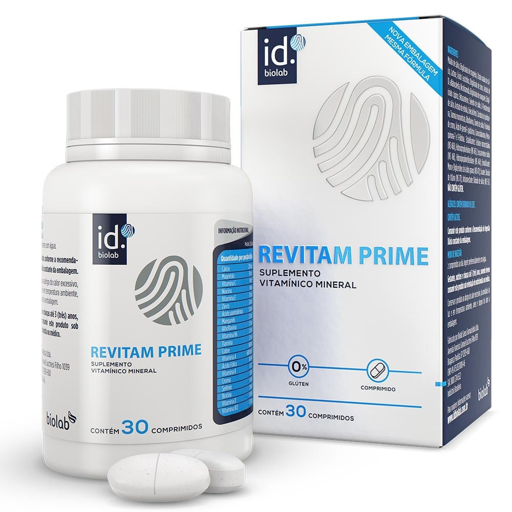Revitam Prime 30 Comprimidos - Farmacia Indiana