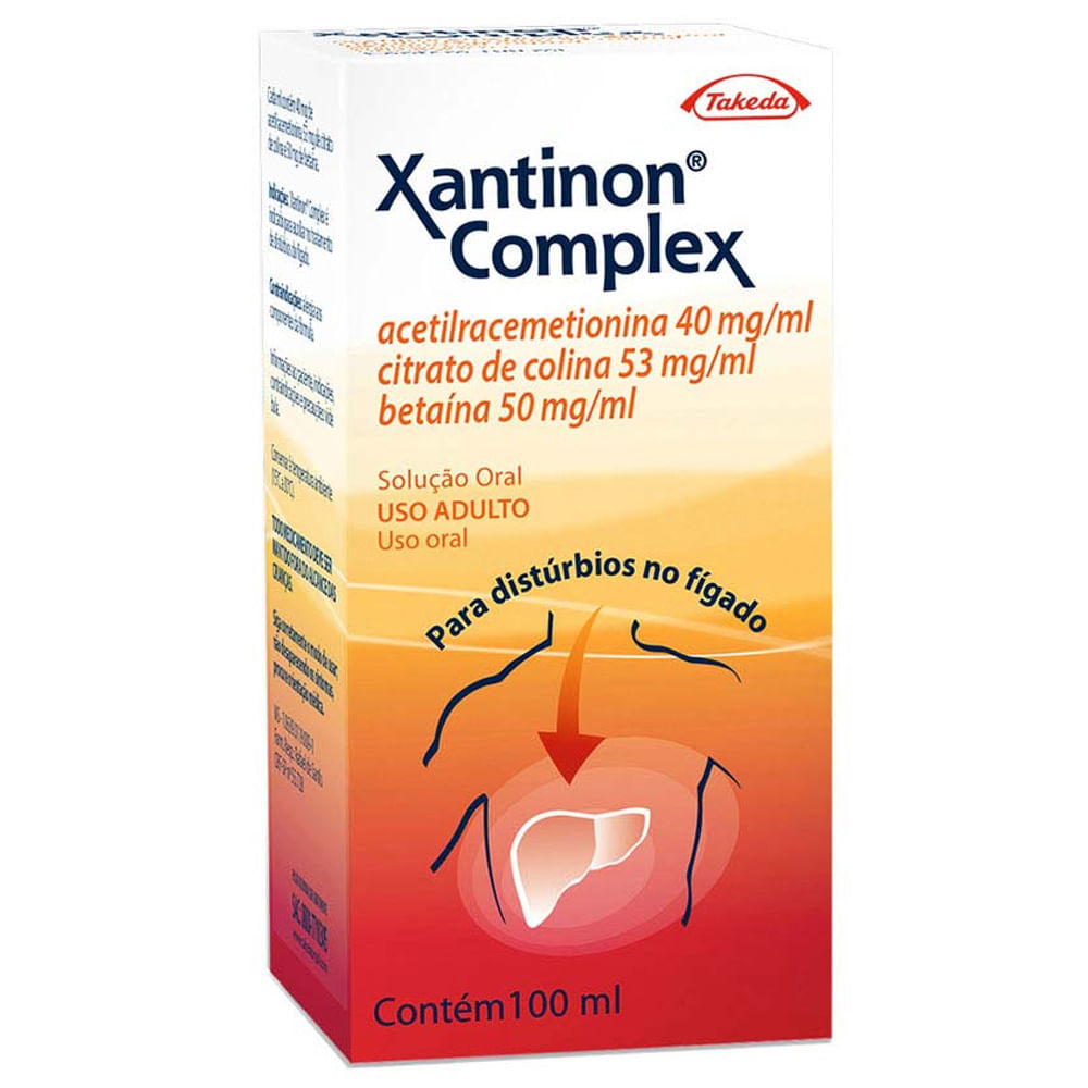 Xantinon Complex Líquido 100ml - Farmacia Indiana