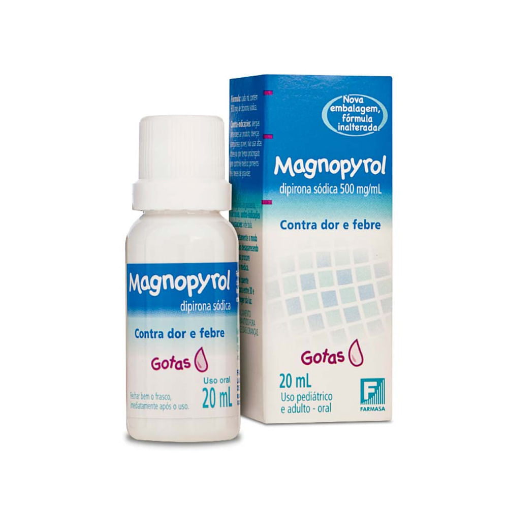 Magnopyrol 500mg Gotas 20ml | Farmácia Indiana - Farmacia Indiana