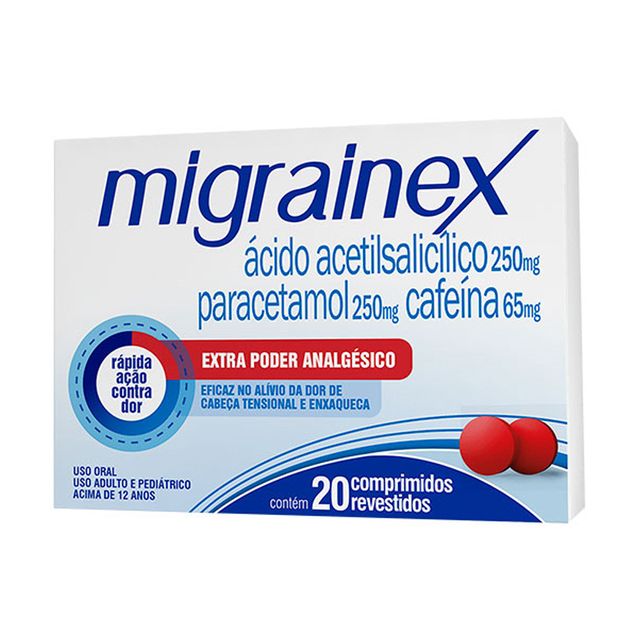 Migrainex 20 Comprimidos - Farmacia Indiana