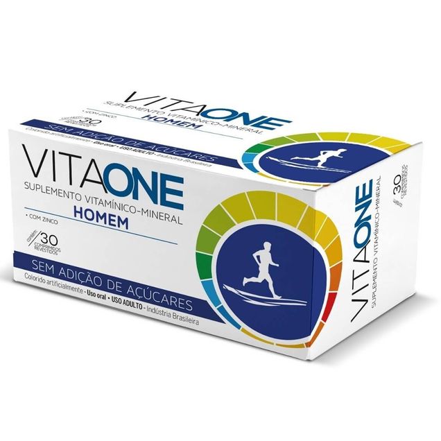 Vita One Homem 30 Comprimidos - Farmacia Indiana