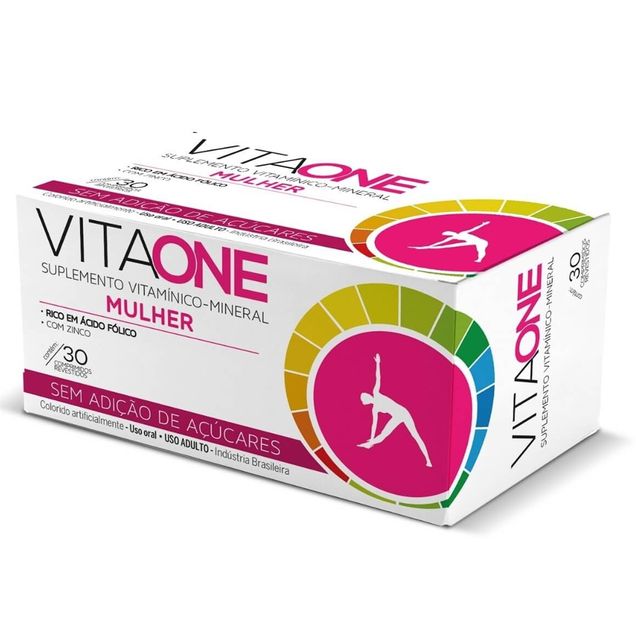 Vita One Mulher 30 Comprimidos - Farmacia Indiana