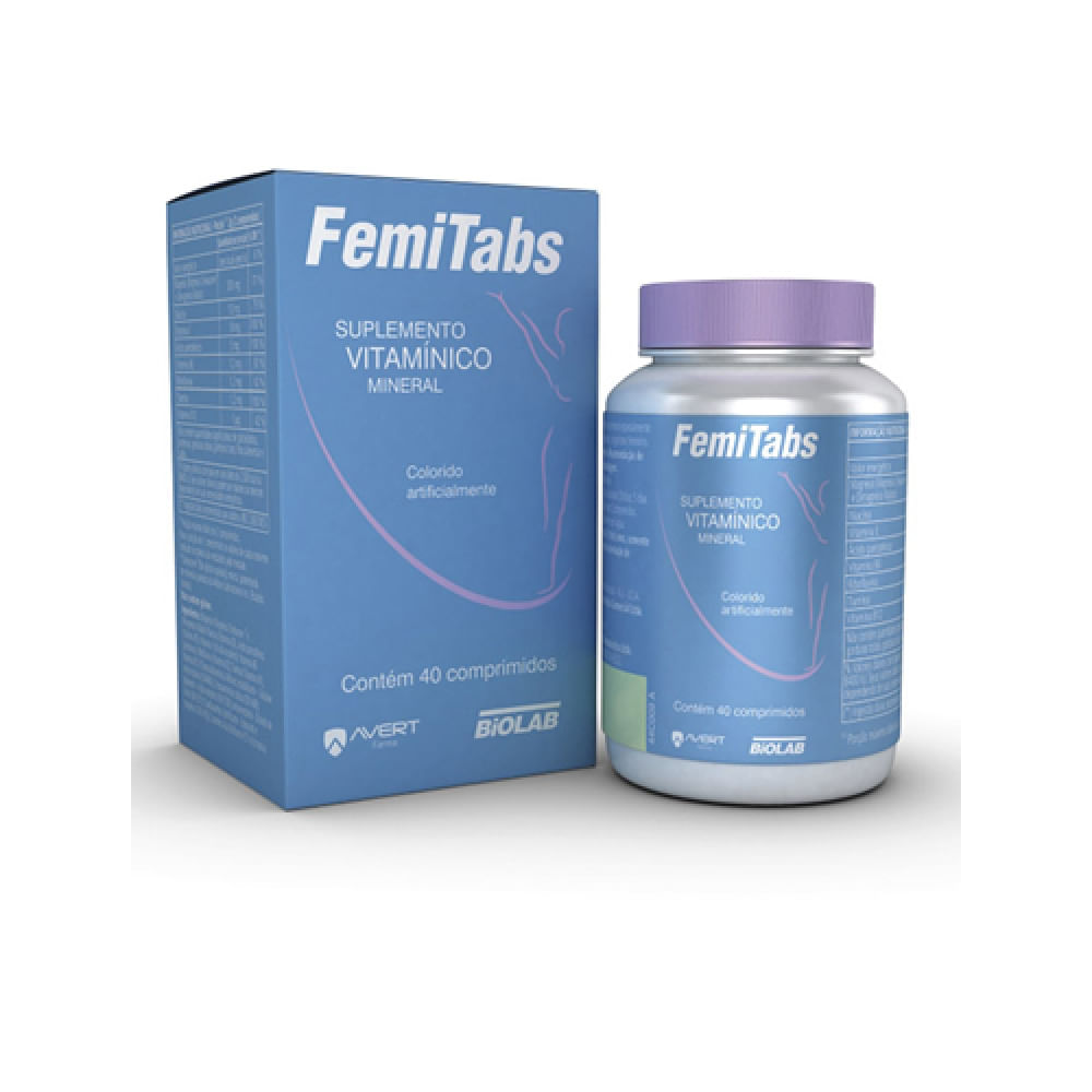 Femitabs 40 Comprimidos - Farmacia Indiana