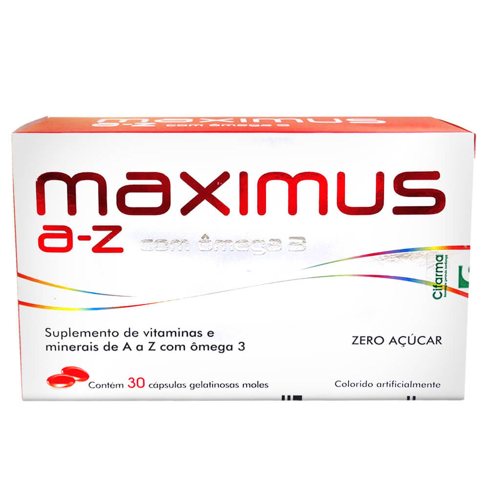 Maximus AZ 30 Cápsulas - Farmacia Indiana