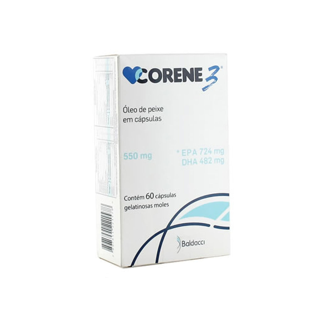 Corene 3 550mg 60 Cápsulas - Farmacia Indiana