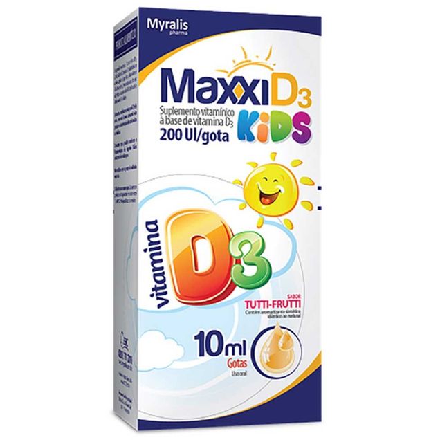 Maxxi D3 Kids 10ml - Farmacia Indiana