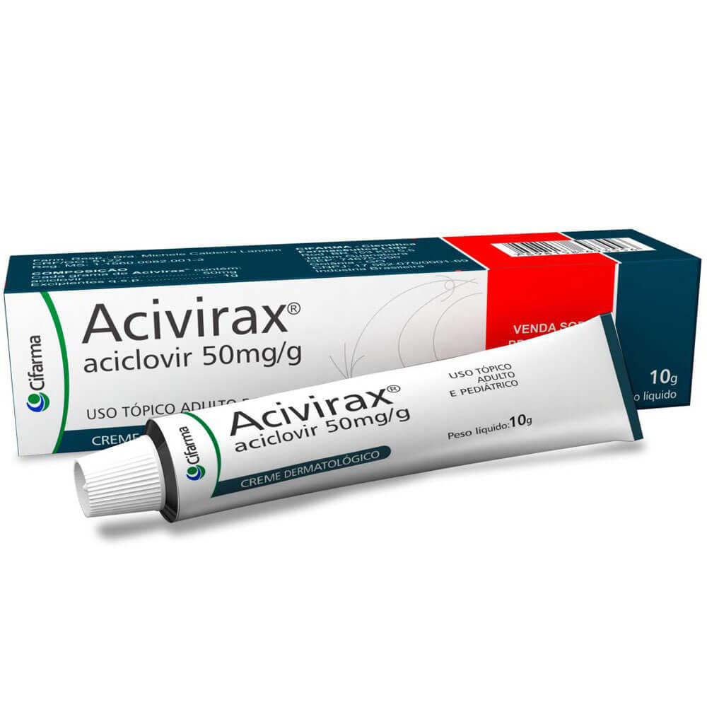 Acivirax Creme 10g - Farmacia Indiana