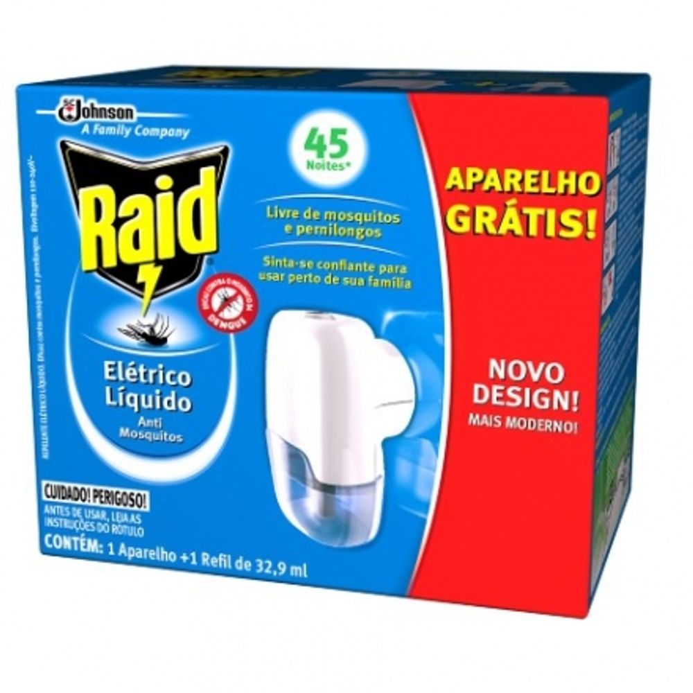 Inseticida raid protector aparelho - Farmacia Indiana