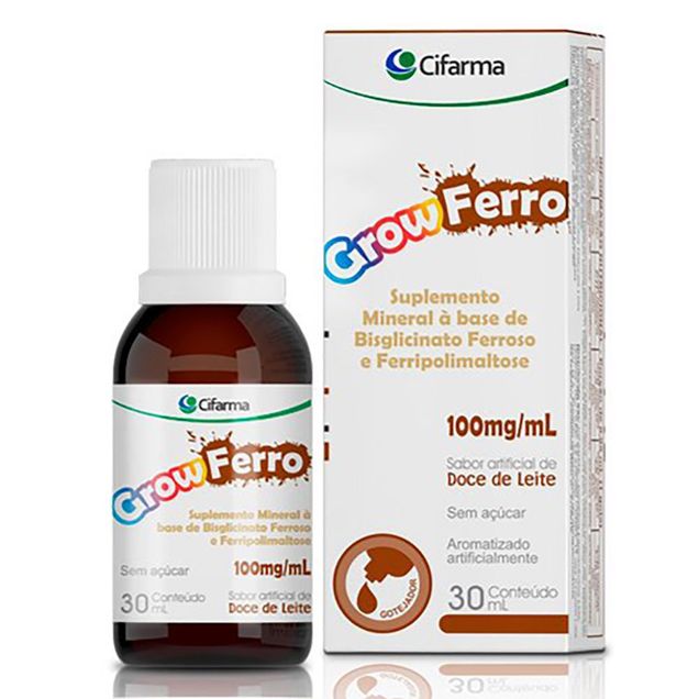 Grow Ferro 100mg/ml 30ml - Farmacia Indiana