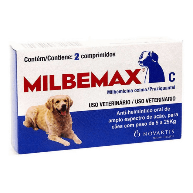 Milbemax C 5-25Kg 2 Comprimidos - Farmacia Indiana