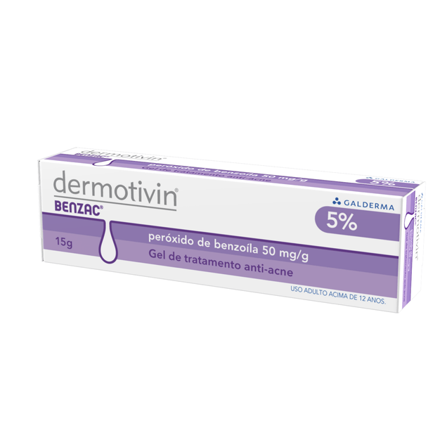Dermotivin Gel Tratamento Acne 15g - Farmacia Indiana
