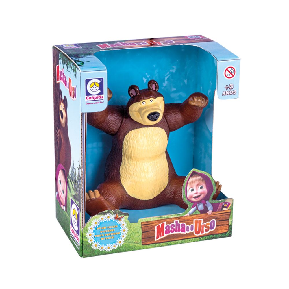 Boneco Urso da Masha em Vinil Cotiplás - Farmacia Indiana