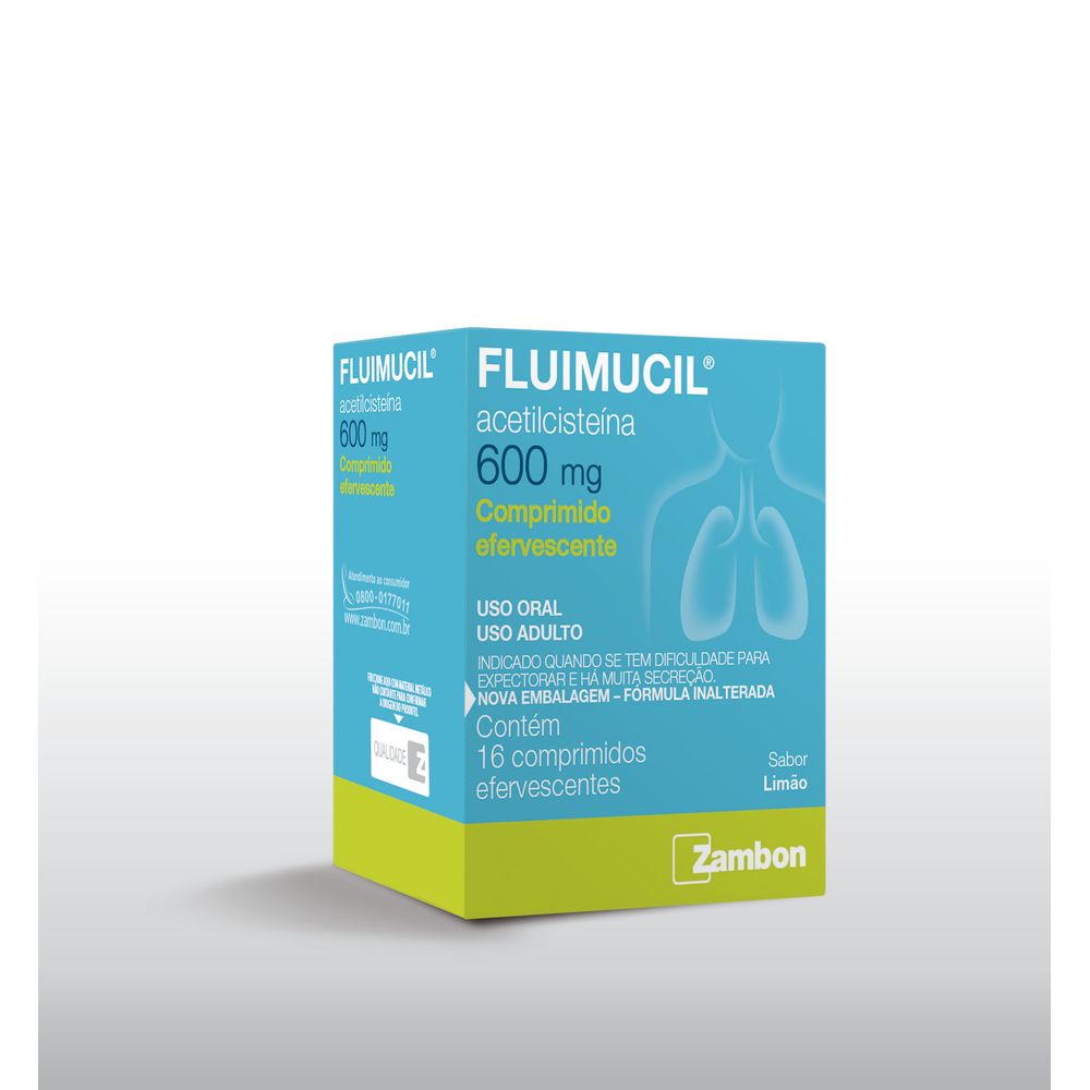 Fluimucil 600mg Efervescente 16 Comprimidos | Farmácia Indiana ...
