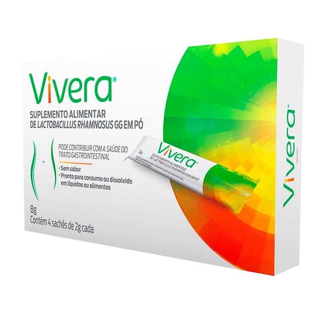 Vivera 4 Sachês de 2g - Farmacia Indiana