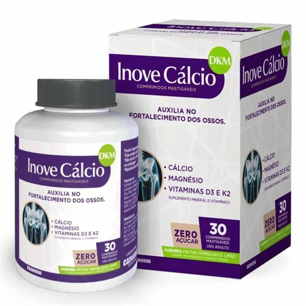 Inove Cálcio 30 Comprimidos - Farmacia Indiana