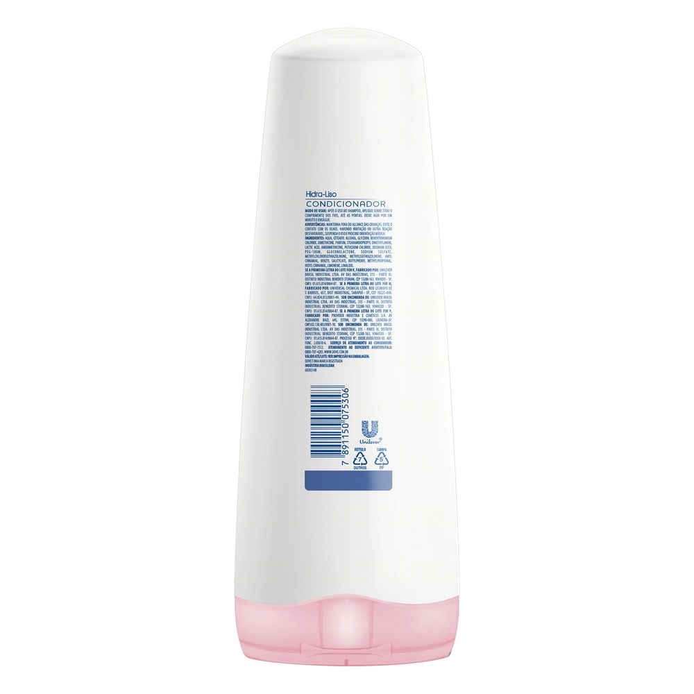 Condicionador Dove Hidra Liso 400ml - Farmacia Indiana