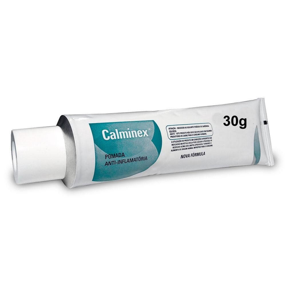 Pomada Calminex Cães e Gatos 30g - Farmacia Indiana