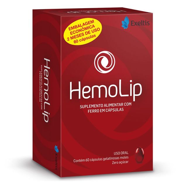 HemoLip 60 Cápsulas - Farmacia Indiana