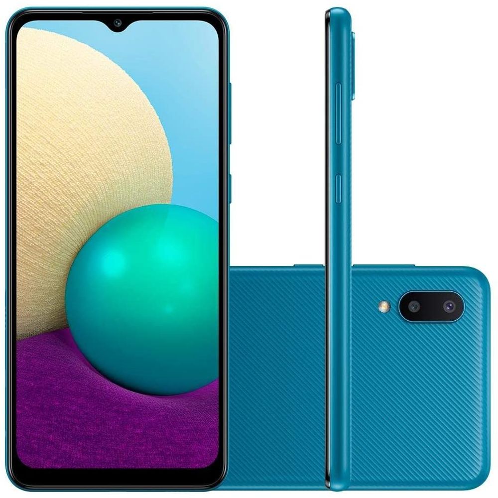 Smartphone Samsung Galaxy A02 32GB 4G Tela 6.5 Câmera Dupla 13MP+2MP ...