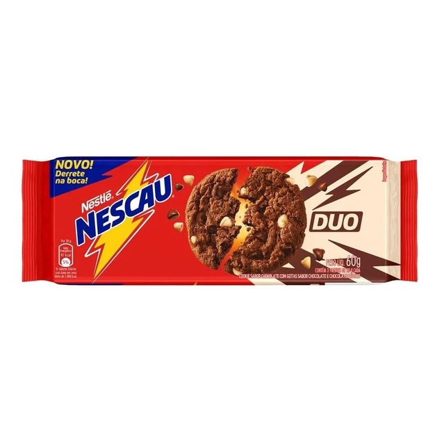 Biscoito Cookie Nestlé Nescau Duo 60g - Farmacia Indiana