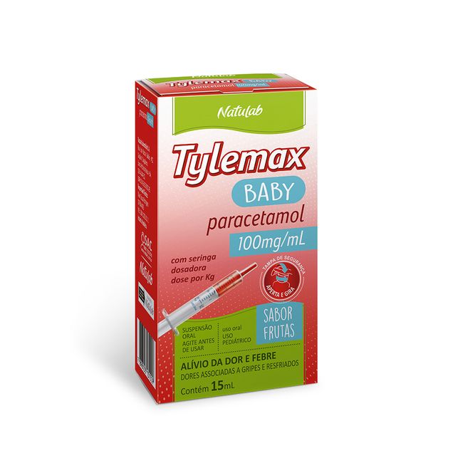 Tylemax Baby 100mg/ml Suspensão de uso Oral 15ml+Seringa Dosadora ...