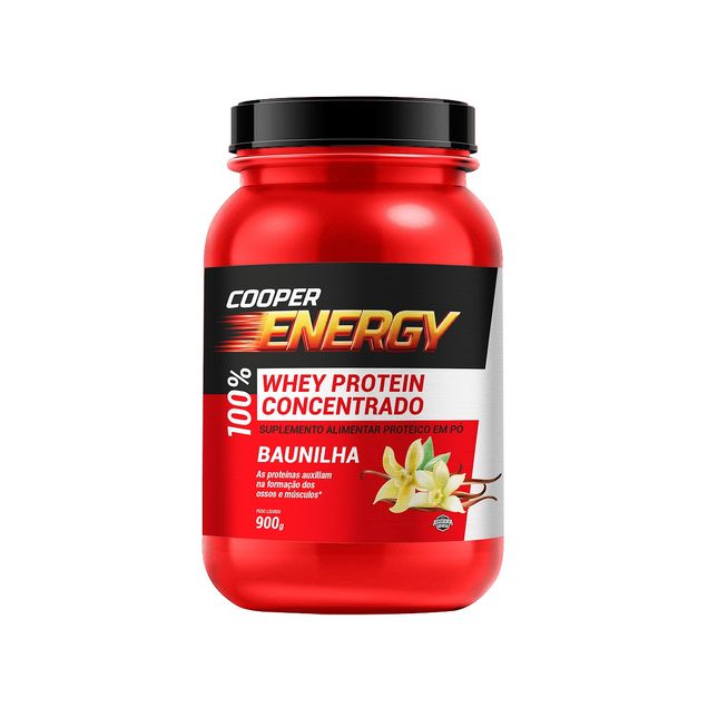 Whey Protein Cooper Energy Baunilha 900g - Farmacia Indiana